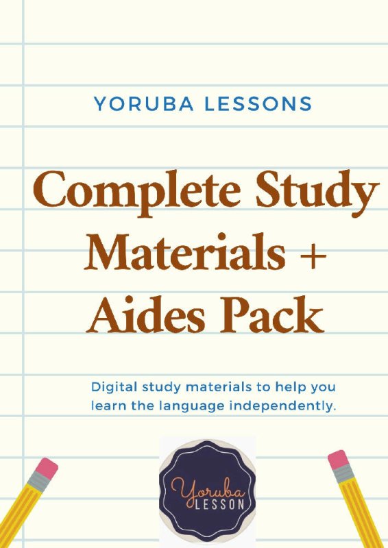 A Complete Digital Lesson Study Materials and Aides Pack + With Voice ...