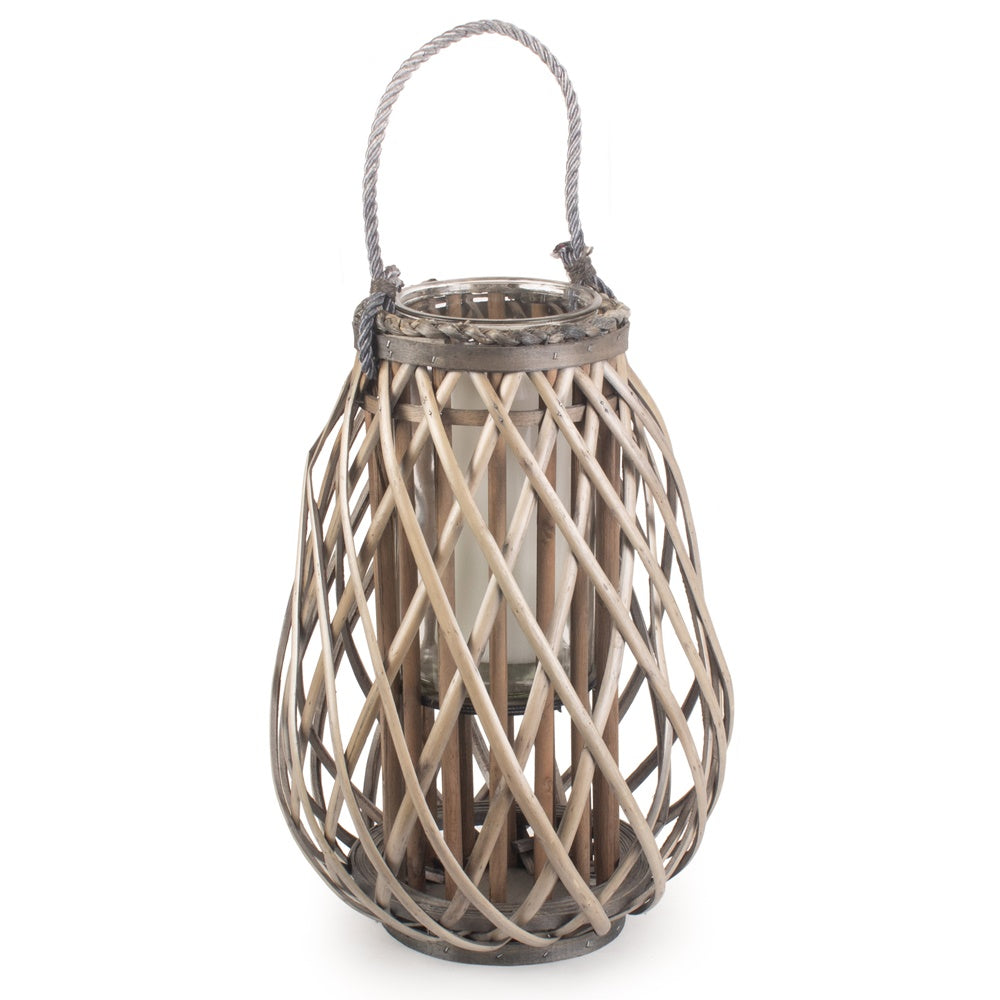 Split Grey Willow Raindrop Lantern - British D'sire