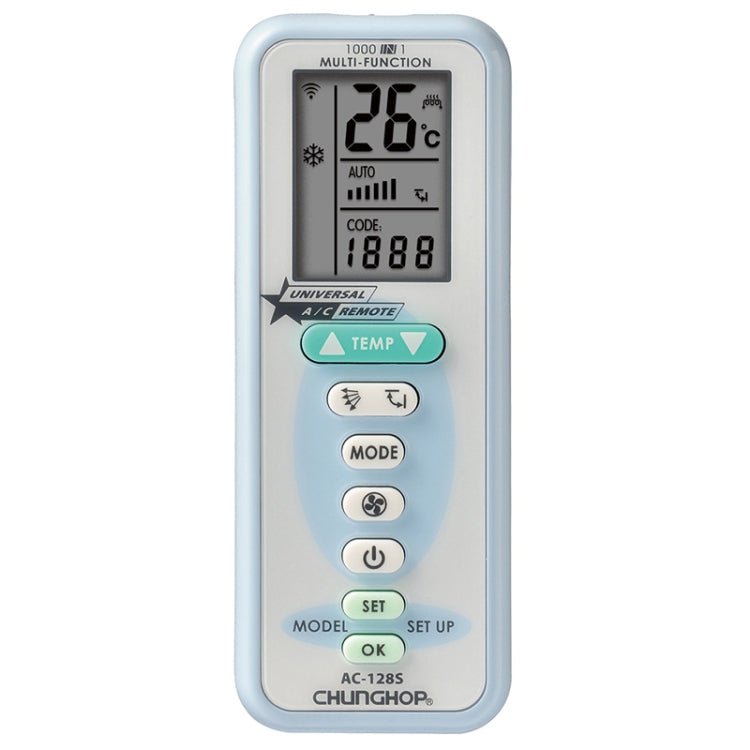 CHUNGHOP AC-128S Battery Universal Air Conditioner Remote Control ...