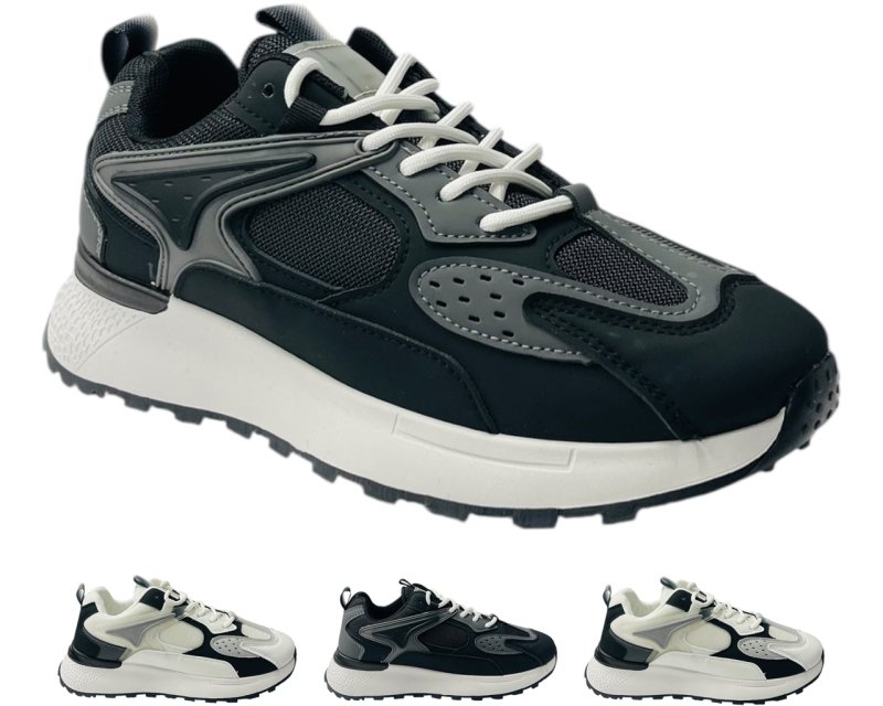 Chunky Sole Mesh Lace Up Trainers - British D'sire