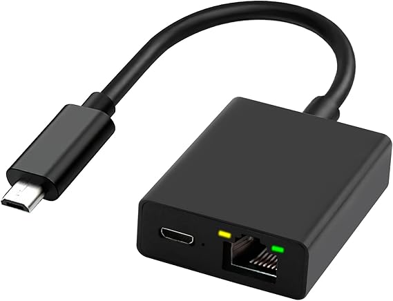 Ethernet Adapter for Fire TV Stick,Micro USB to RJ45 Ethernet Network ...