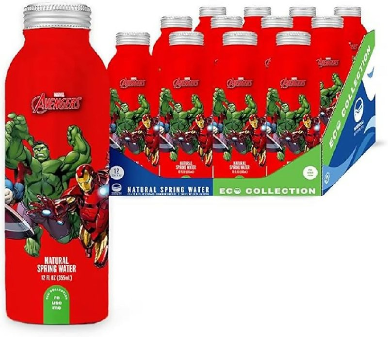 Marvel Avengers Aluminum Water Bottle by Marvel Avengers for Unisex ...