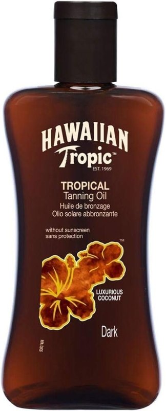 Roll over image to zoom in Hawaiian Tropic Tropical Tanning Oil with ...