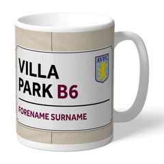 Pure Essence Greetings Football Club Street Sign Mug - British D'sire