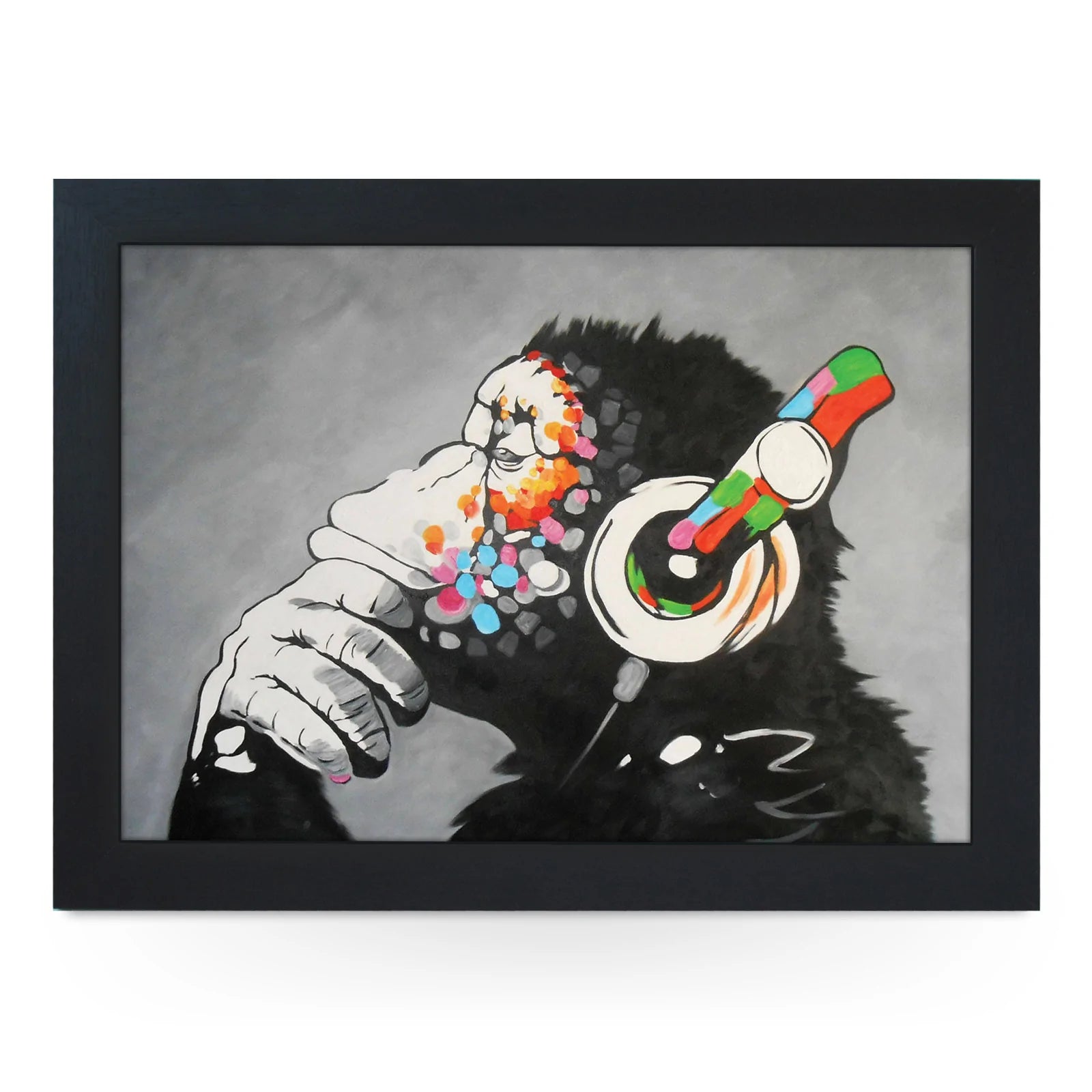 Yoosh Banksy DJ Monkey Lap Tray - British D'sire