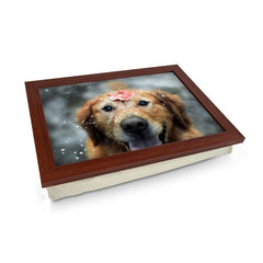 Dog in Snow Lap Tray - L0025 - British D'sire