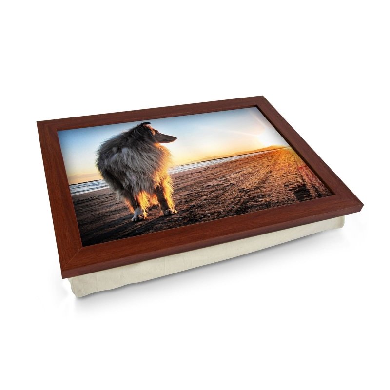 Long Haired Collie Dog Lap Tray - L0048 - British D'sire